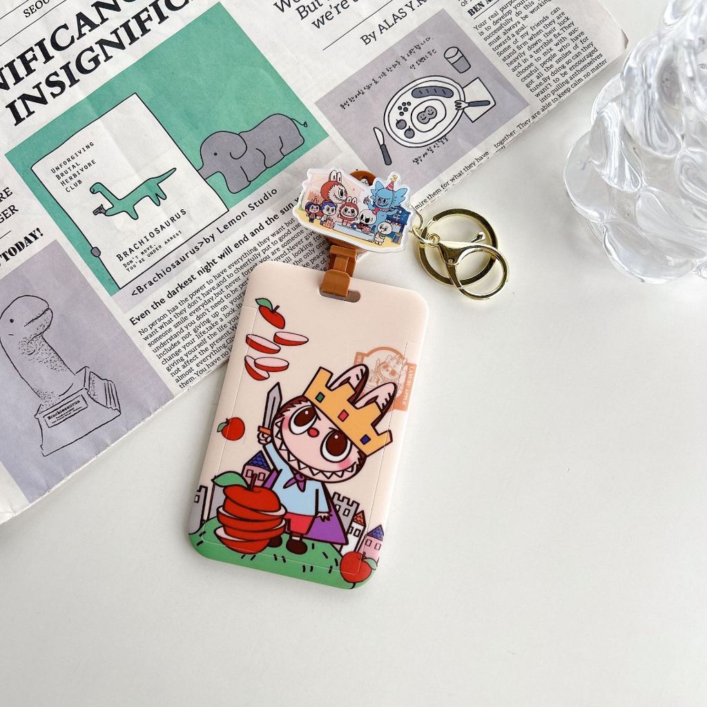 GANTUNGAN Labubu / Id / Credit Card Holder Hanger / Office Name tag ...