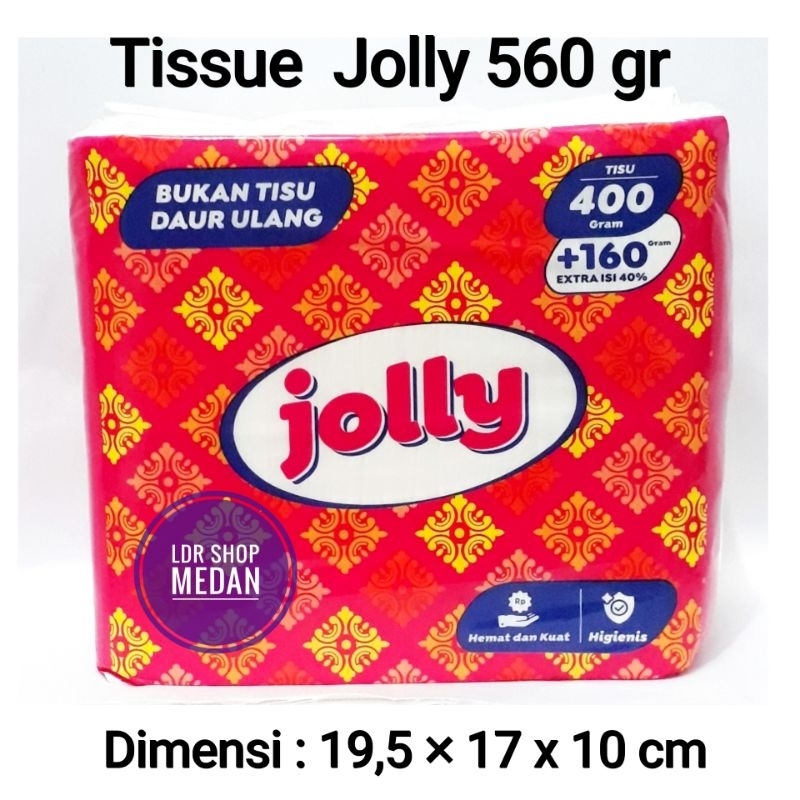 Jolly Tissue Jolly Facial Tissue 560 gr | Shopee Malaysia