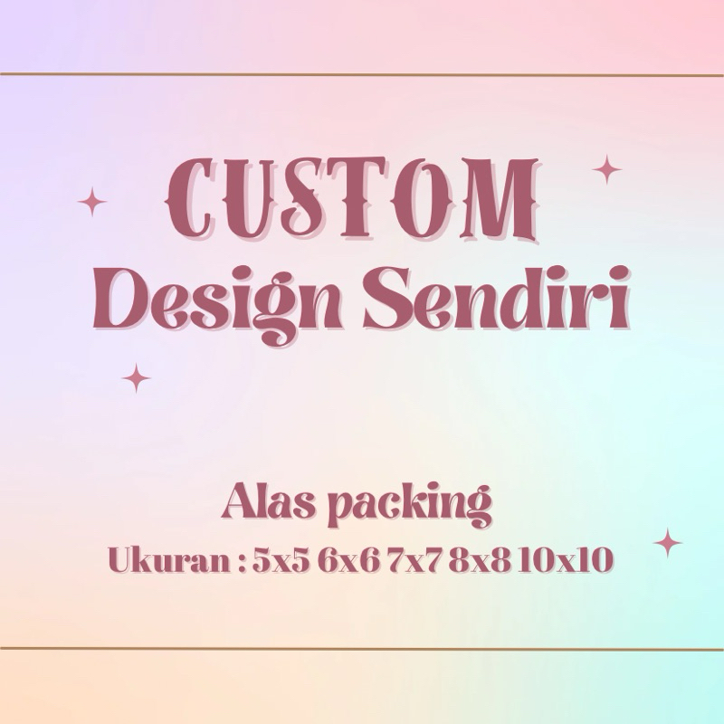 Custom Design Your Own/Alas packing custom free Plastic opp | Shopee ...