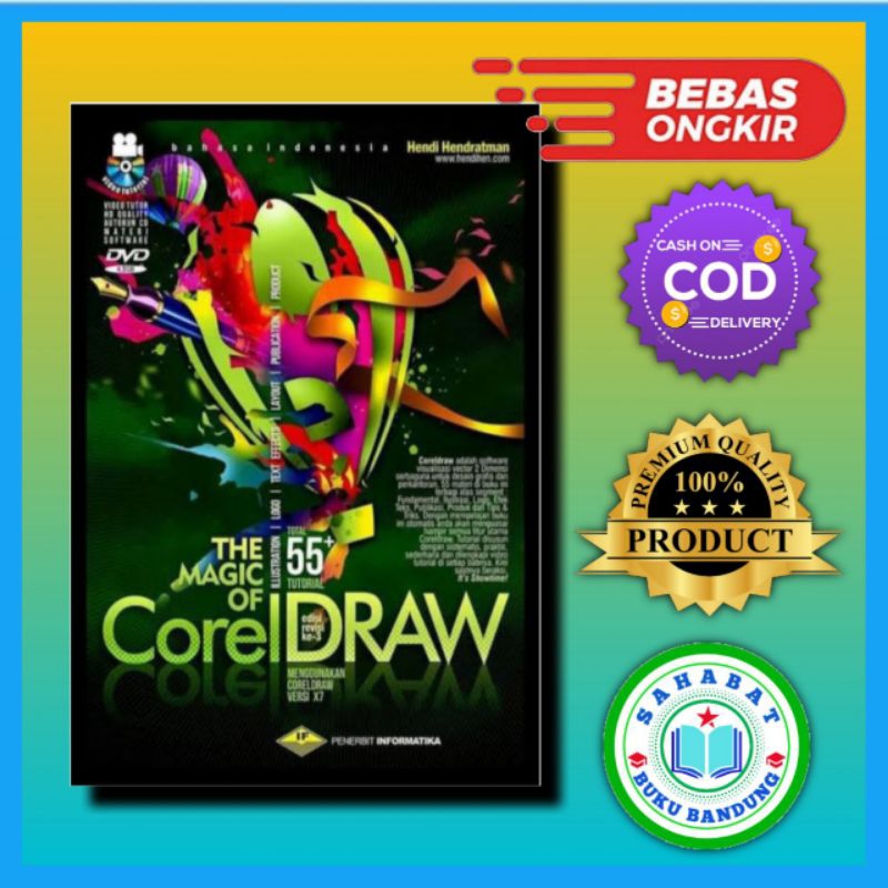 THE MAGIC OF COREL DRAW + DVD - COREL X7 - HENDI HENDRATMAN ...