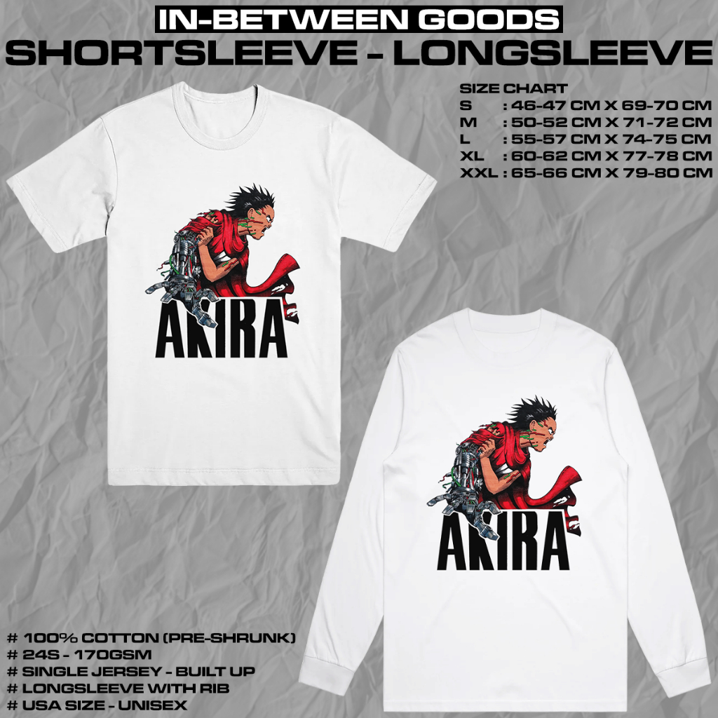 Akira - TETSUO ROBOT ARM | T-shirt | Longsleeve | Anime MERCH | Shopee ...