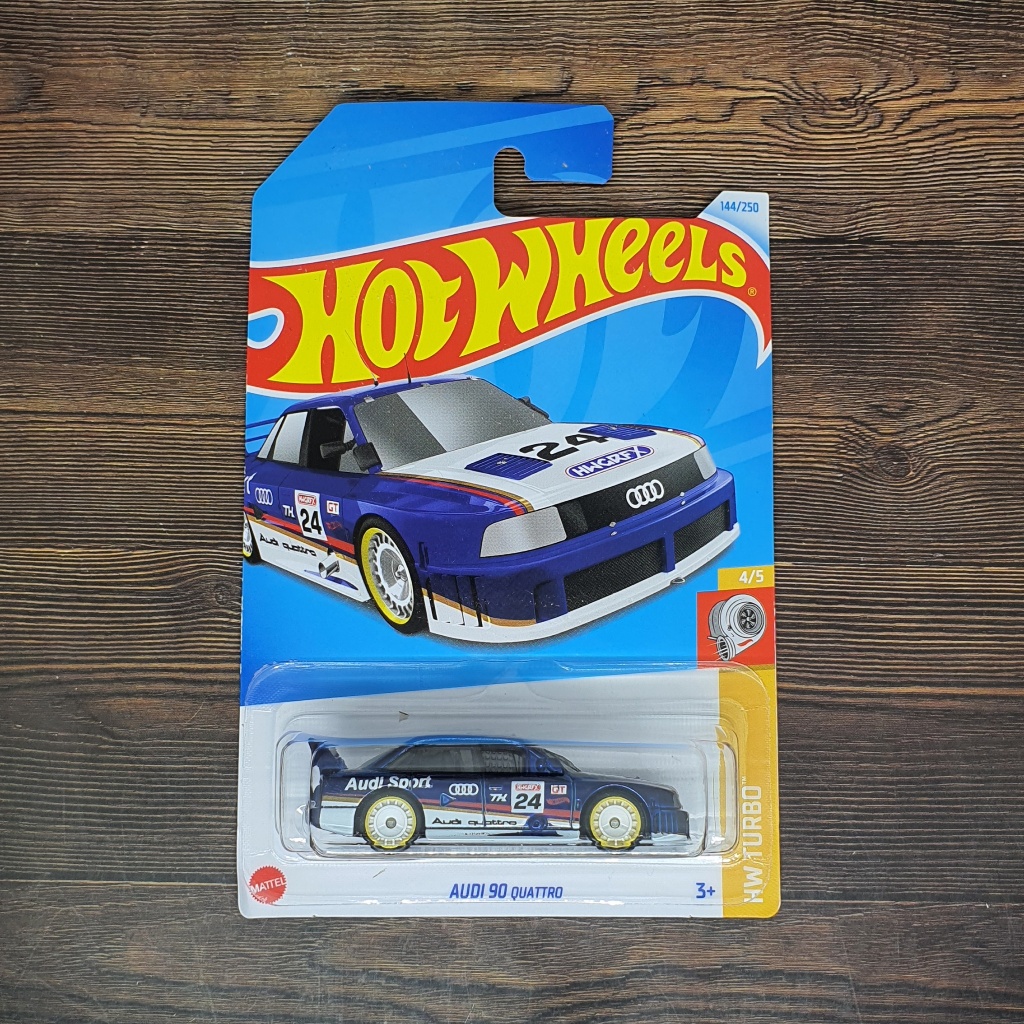 Hot Wheels Audi 90 Quattro Super Treasure Hunt STH G 2024 HW Turbo Blue ...