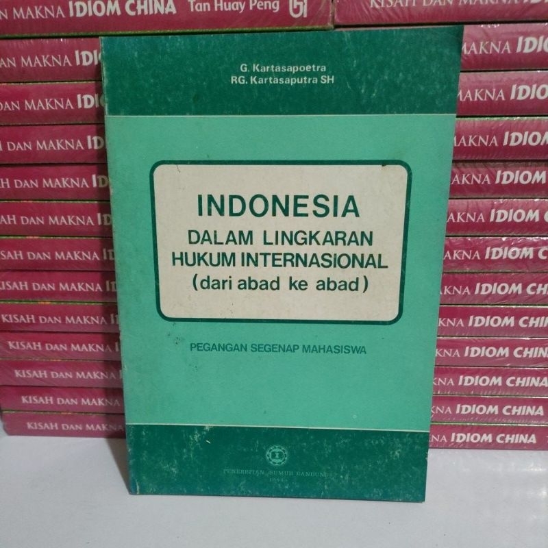 Original Book - Indonesian Book In International Law Circle From ...