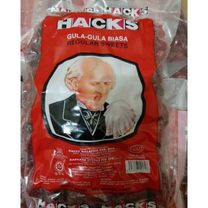 MERAH 1.5KG ORIGINAL HACKS CANDY ORIGINAL HACK CANDY/ RED WRAP | Shopee ...