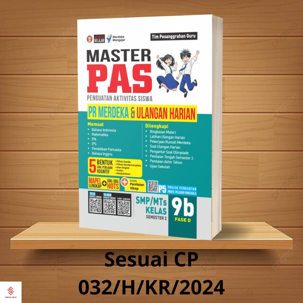 Master Book PAS SMP/MTs Class 9 Semester 2 PR Merdeka And Daily Replay Merdeka Curriculum ...