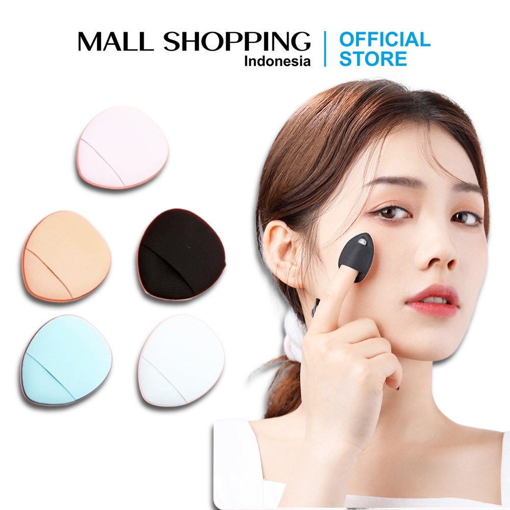 Finger Sponge Puff Air Cushion Mino Sponge Under Eye Wet / Dry Sponge ...