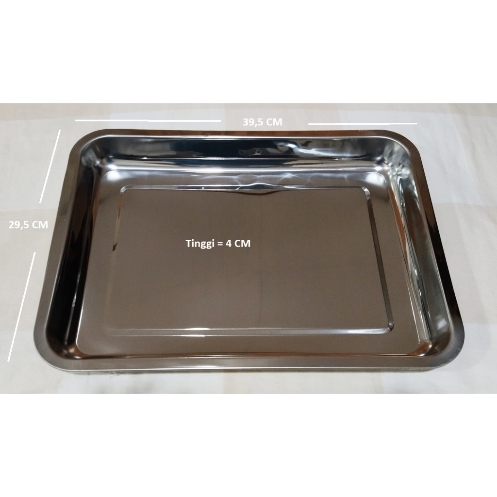 555 Rectangular Stainless Tray Tray | Shopee Malaysia