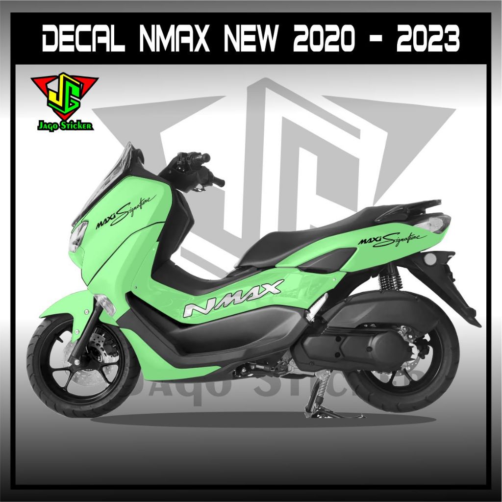 Latest New Yamaha NMAX Motorcycle Sticker Decal Full body SIMPLE Plain ...