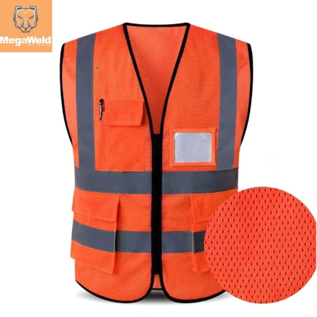 Net PROJECT SAFETY VEST REFLECTIVE MULTI POCKET VEST CONSTRUCTION VEST ...