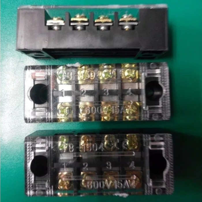 Original Terminal block TB 4 Pole 15A 25A Terminal block 4P 15 25 Amper ...