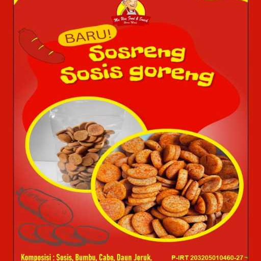 Sosreng Chips Spicy Fried Sausage Chips Cikruh Orange Leaves 100gr ...
