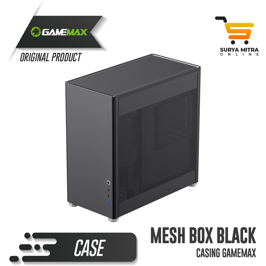 Gamemax Mesh Box Black ATX Gaming PC Case | Shopee Malaysia