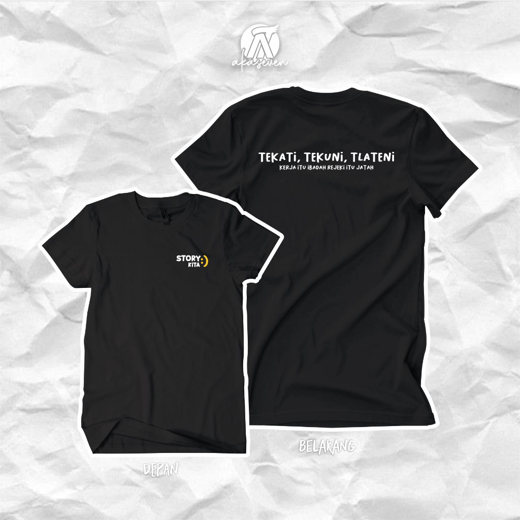 T-shirt Tekunis The Work of the Fortune is Ration | Shopee Malaysia