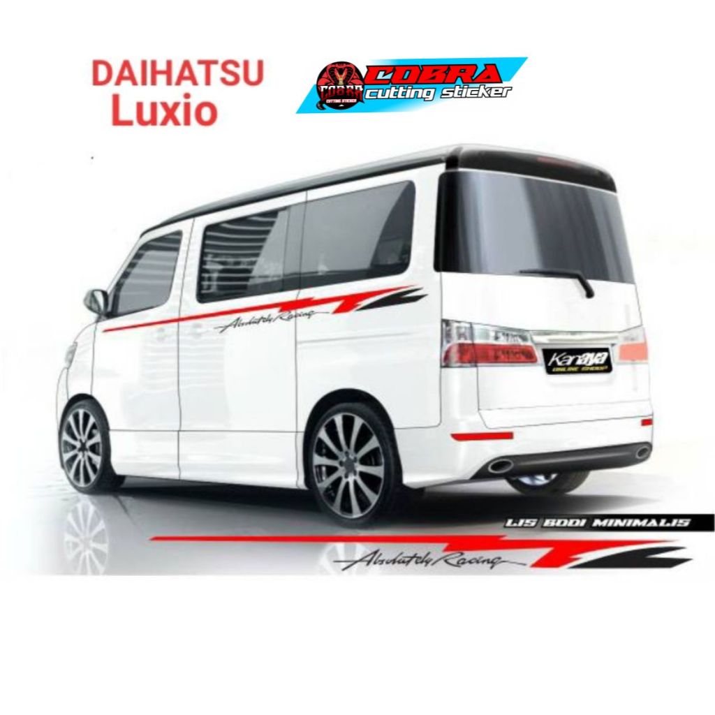 Daihatsu LUXIO LIST BODY SIDE SIDE CAR STICKER | Shopee Malaysia