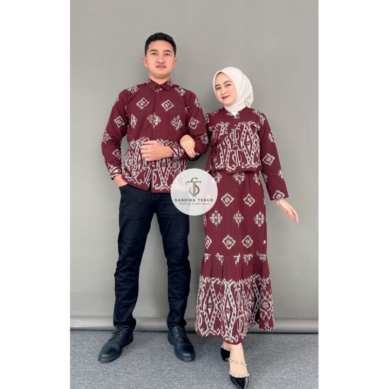 Sabrina TENUN - RANIA COUPLE WINE CHOCO (CAN BE BOUGHT SEPARATELY ...