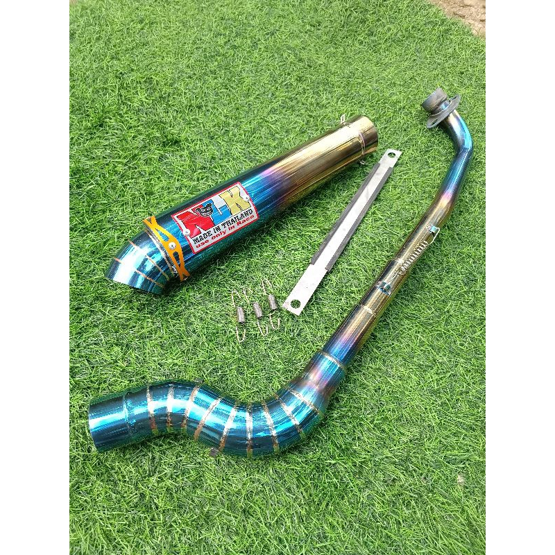 Nlk Pipe canister conical open specs exhaust Pipe for Wave 125 Xrm 110/ ...