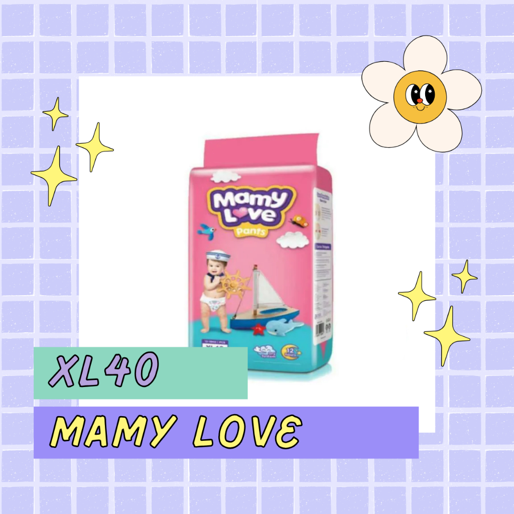 Mamy Love BUNDLE Contains 2 Baby Diapers Pants/Baby Diapers Pants Extra ...