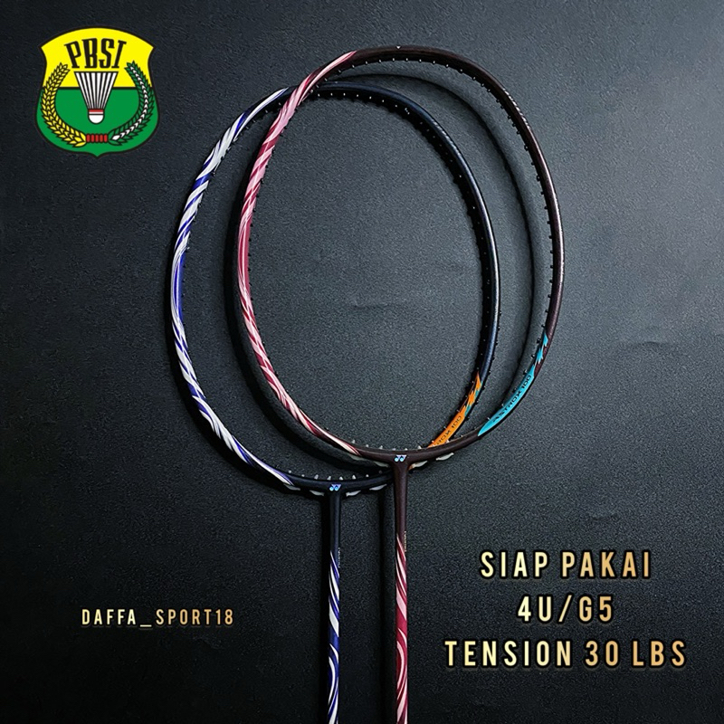 100zz 30 LBS BADMINTON RACKET WITH FREE STRINGS INSTALLED AND GRIP ...
