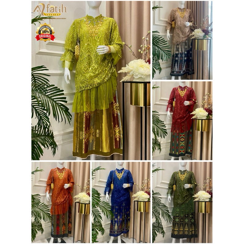 Juwita MODERN BODO Shirt PREMIUM TILE SPANGLE SEQUIN MIX SEQUIN ...
