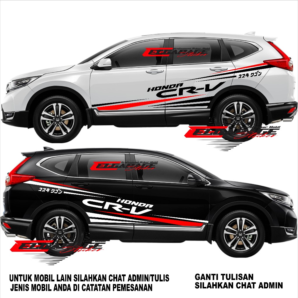 Honda crv Car Sticker cutting crv Car Sticker crv hrv brv Car Variation ...