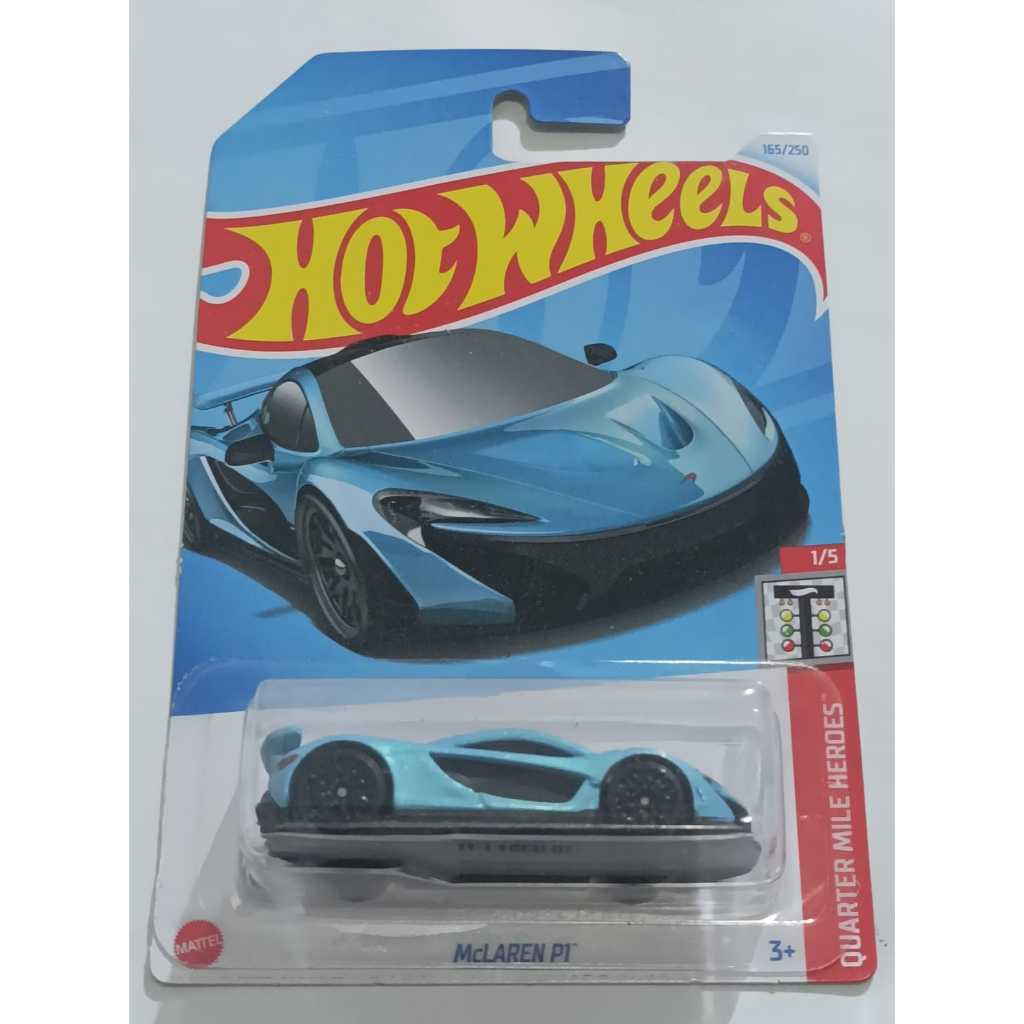 Hot Wheels - McLaren P1 Blue Quarter Mile Heroes 1 of 5 | Shopee Malaysia