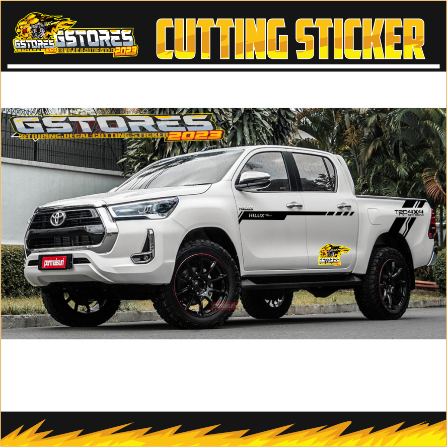 Toyota HILUX GSTORES Side BODY STICKER HILUX GSTORES | Shopee Malaysia