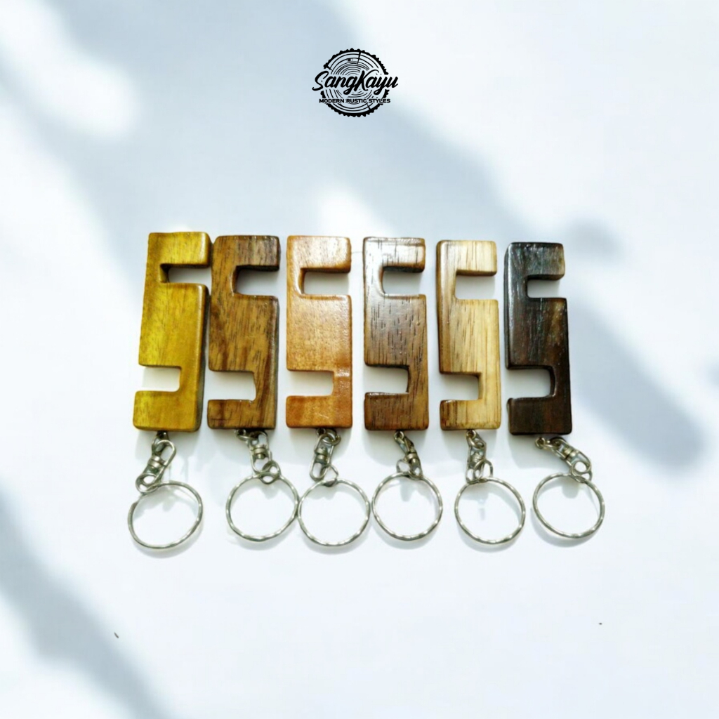 HP SangKayu Wooden Cell Phone Stand Wooden Key Chain Cell Phone Stand ...