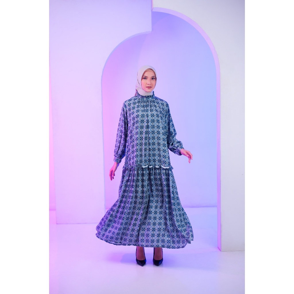 Kamima - Mono Basic - Kashi Dress in Grey | Shopee Malaysia