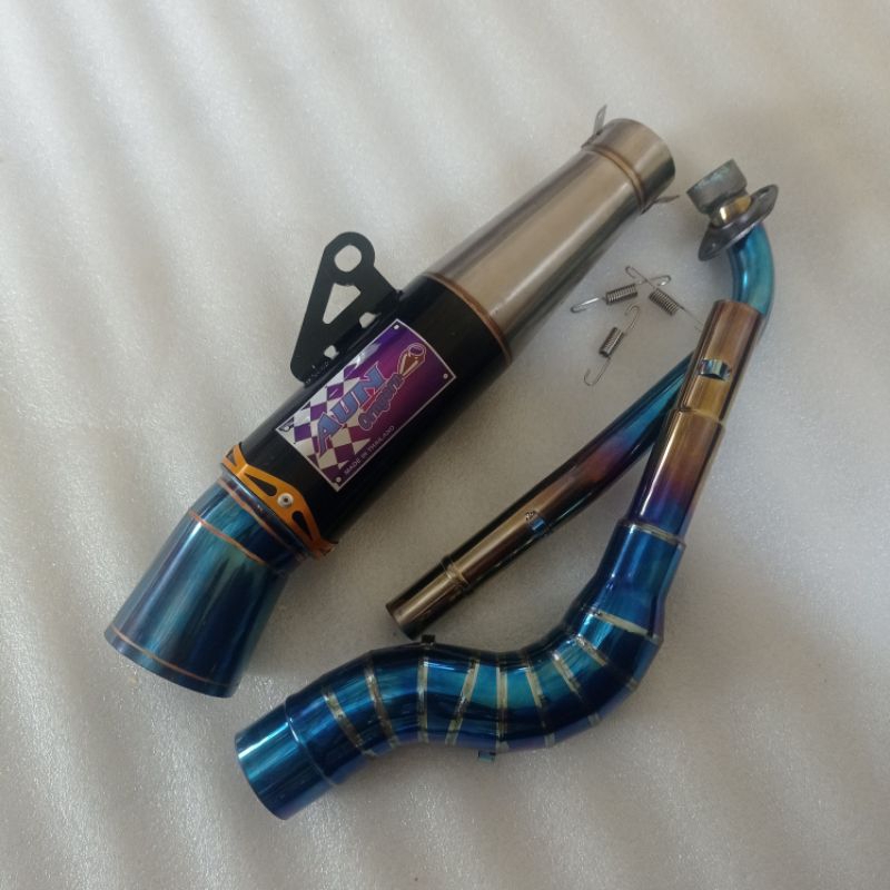 Aun Pipe canister conical open specs exhaust Pipe for Wave 125 Xrm 110/ ...