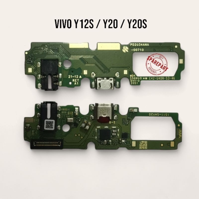 Casing Board Charger Connector Original Vivo Y20/Y12S/Y20S Connector ...