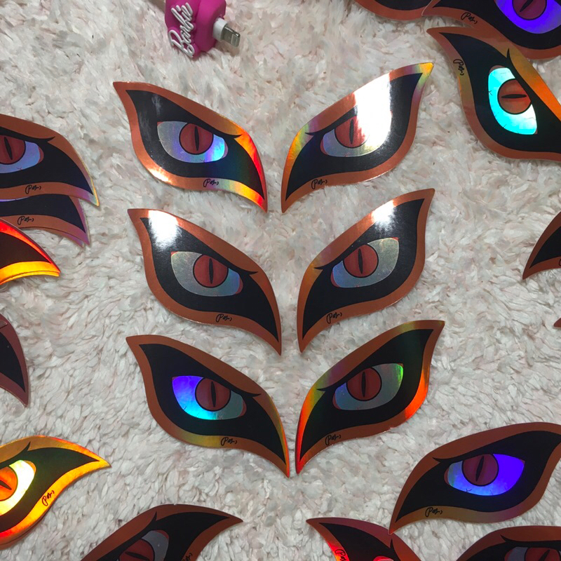 MATA Anime Naruto Stick, kurama-Kyuubi's eyes, aesthetic Hologram ...