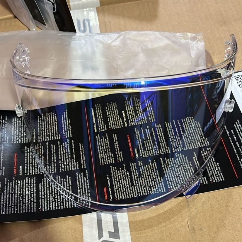 Visor KYT Striker Clear Iridium Blue Original | Shopee Malaysia