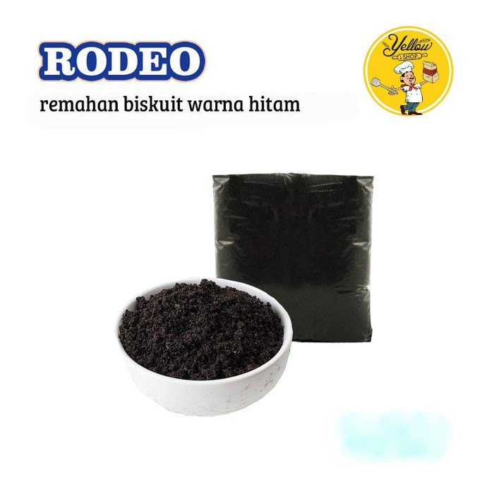 HITAM Rodeo Crumbs Black Biscuits For Cake And Beverage Toppings ...