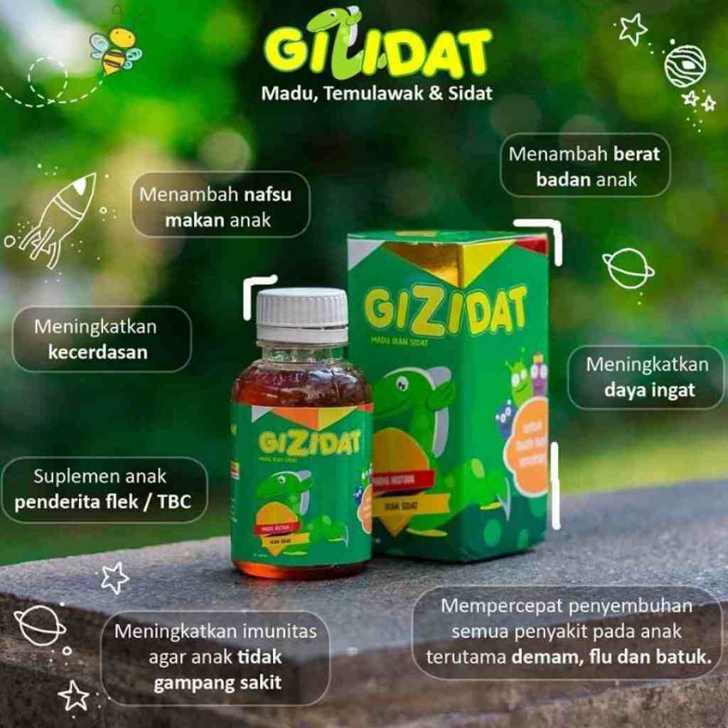 Original Guarantee - Gizidat Honey Fat Children 130ml - Bumi Wijaya ...