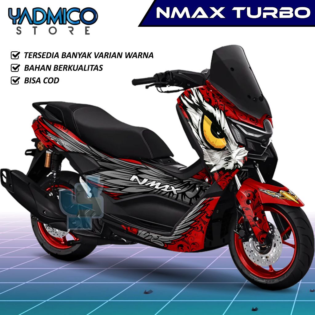 Nmax Turbo Full Body Decal / Latest 2024 NMAX Motorcycle Stickers ...