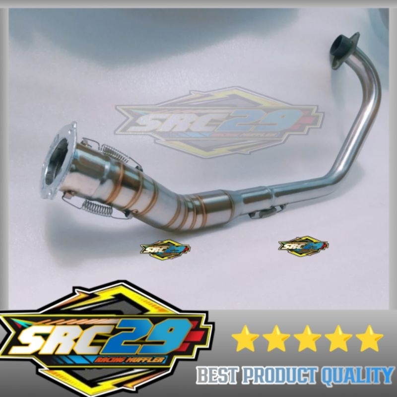Open pipe Big Elbow with adapter fir Raider 150 Carb fi/Rs150/Snper lc ...