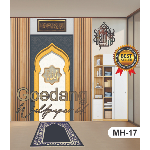 Islamic ORNAMENTAL!!! Musholla Decoration Stickers MIHRAB WALLPAPER ...