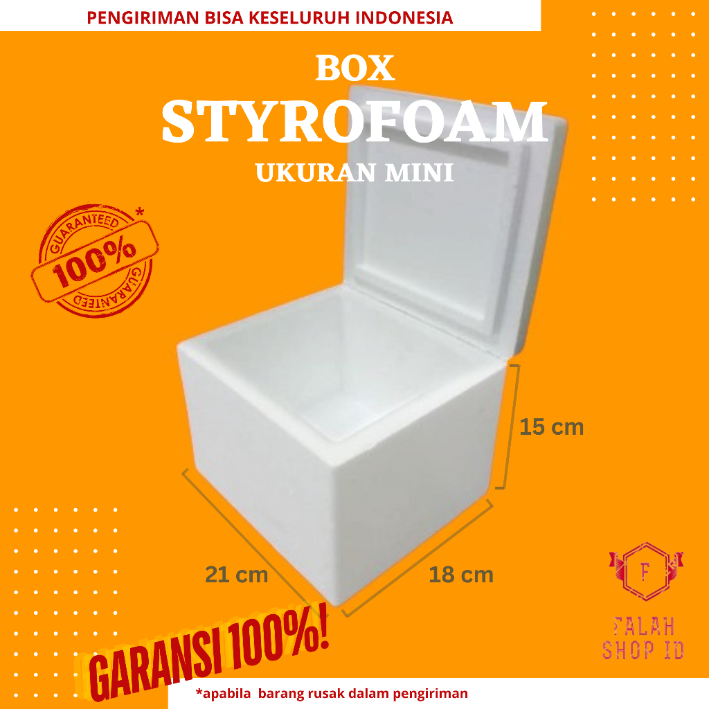 Styrofoam Box MINI 20.5 X 18.2 X 15.3 CM/Box XS2/Box XS2/Box PAXEL/Box ...