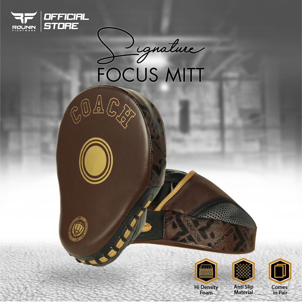 Rounin Fightware mittfocus / focus pad Signature punching pad/ (pair ...
