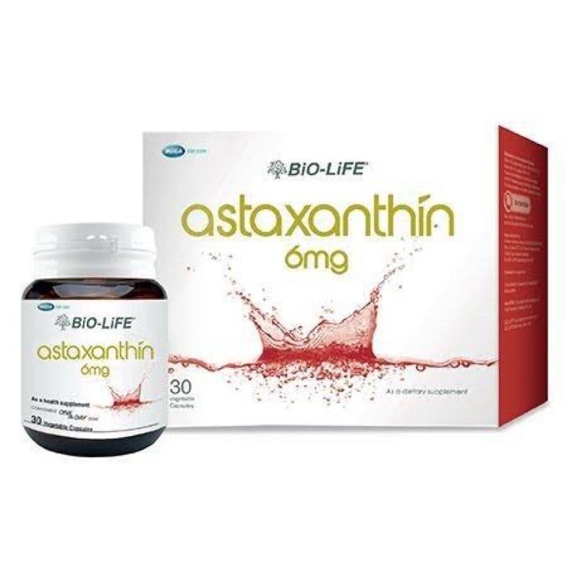 Astaxanthin ASTAXANTIN 6MG BIO LIFE CONTENTS 30 ORIGINAL MALAYSIA ...