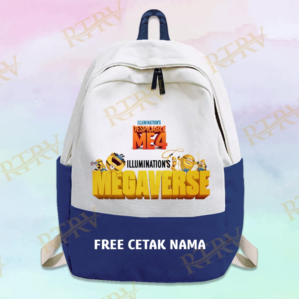 Children's Backpack MEGA MINIONS MEGAVERSE DESPICABLE ME 4. School ...