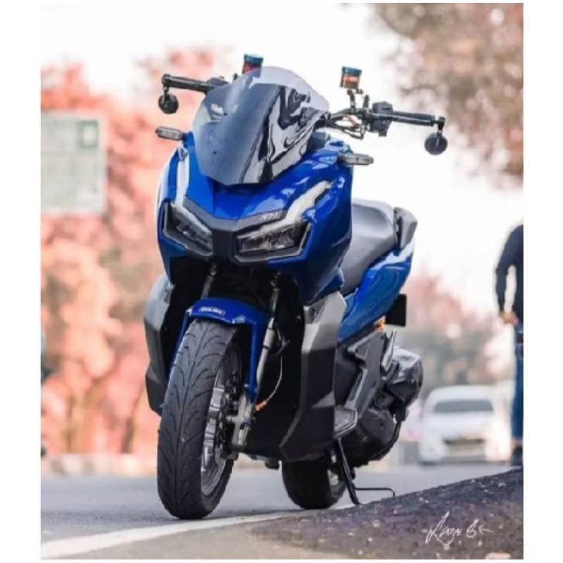 WIENDSHIELD visor ADV 150/160 BUBLE CARBU MODEL, 4MM thick, free spacer ...