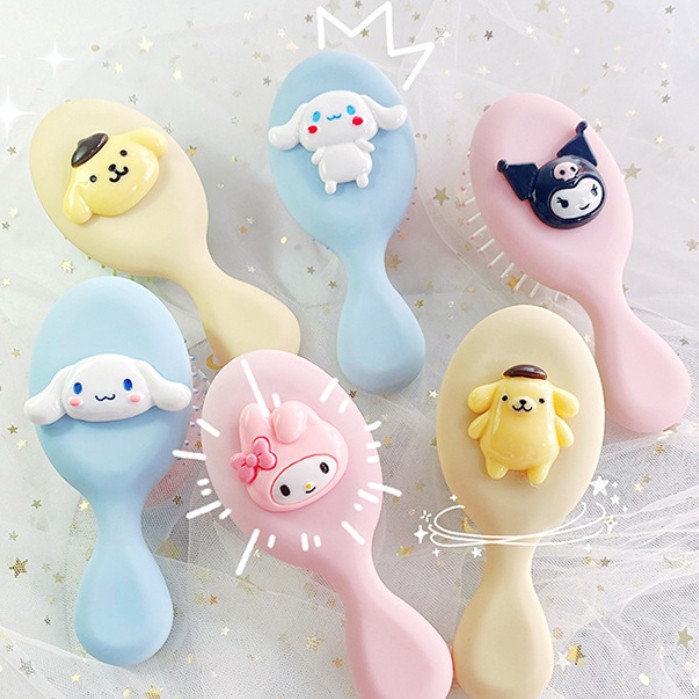 Sanrio Comb Kuromi Character Hair Comb Melody Cinnamoroll Purin Hello ...