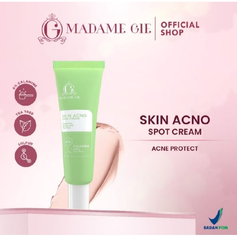 [FREE Gold] Madame Gie Madame Skin Acno Spot Cream (20gr) | Shopee Malaysia