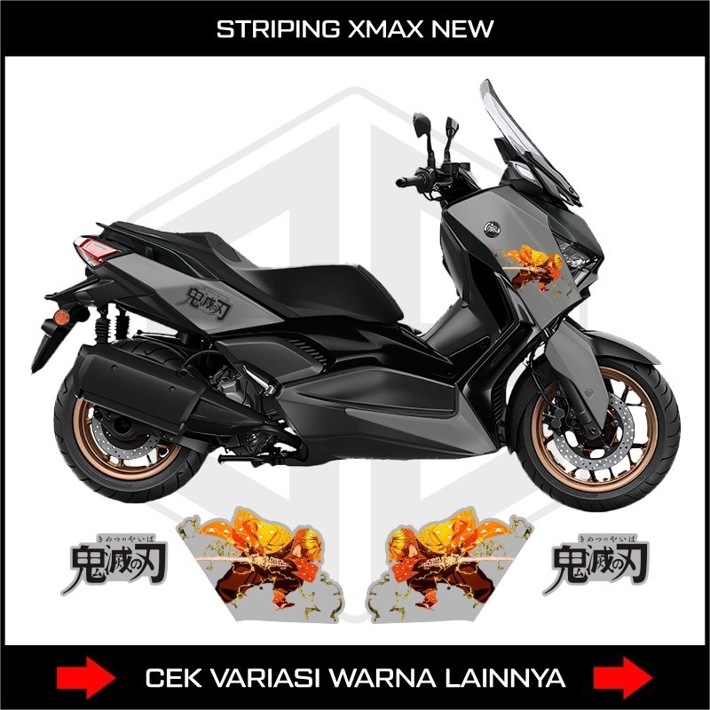 Striping YAMAHA XMAX 250 NEW CONNECTED LIVERY CUSTOM ANIME / STICKER ...