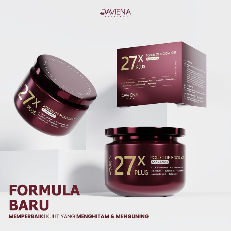 Daviena Hb Dosting 27X plus power of moonlight | BODY LOTION POWER ...