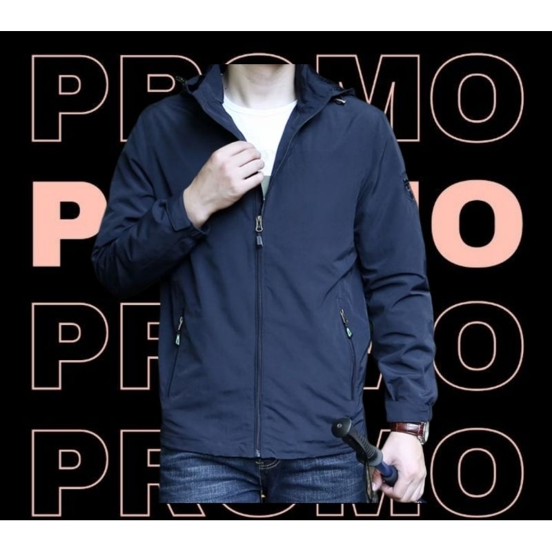Windbreaker Jacket Men's Parachute Jacket Waterproof Distro Jacket ...