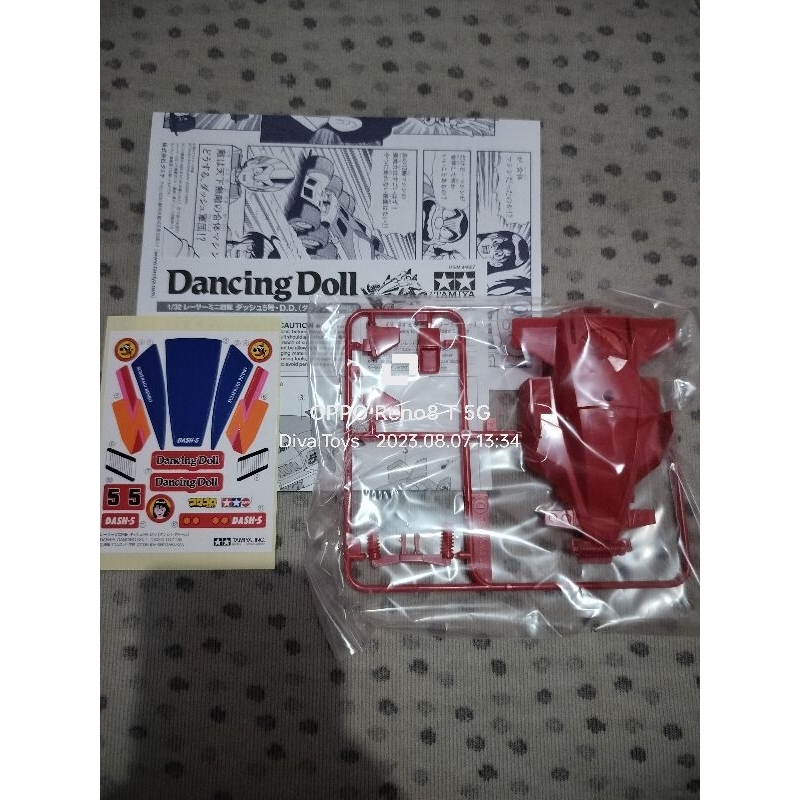 Tamiya 95623 Body Hood Dash 5 Dancing Dool+Decal+Comic | Shopee Malaysia
