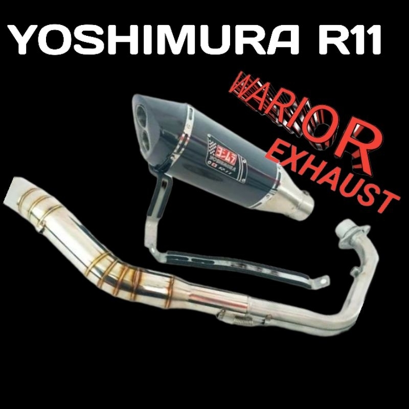 Yoshimura r11 fu sonic cbr150 cb150 verza byson vixion r15 gsx / racing ...