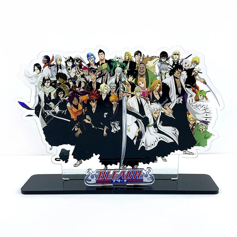 Acrylic Standee Anime Bleach Ichigo Kurosaki Rukia Clear Transparent ...